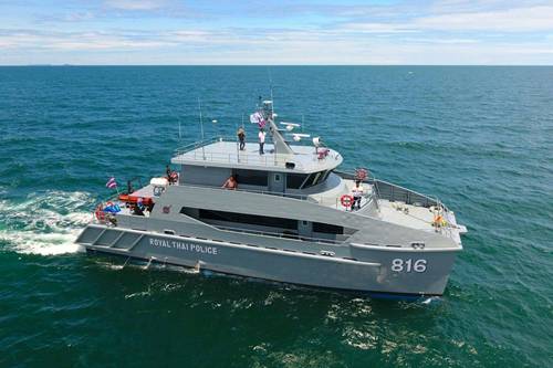 Australian Designed Catamaran Patrol Boat for Royal Thai Police | Chuck ...