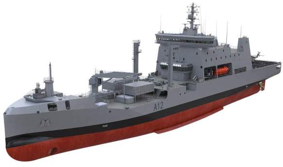 New Zealand Adds One of a Kind Ice Class Underway Replenishment Vessel ...
