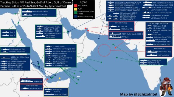 Naval Deployments, 29 January, 2024 | Chuck Hill's CG Blog